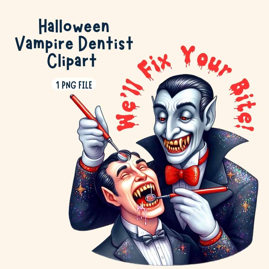 1 Vampire Dentist PNG Clipart Image - Temzli