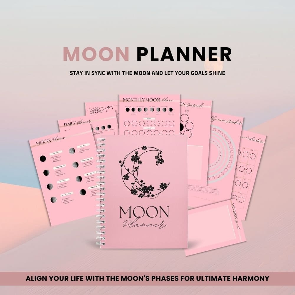 Moon planner pink - Temzli