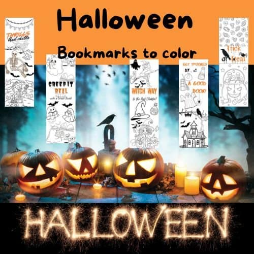 Bookmarks To Color | halloween bookmarks | Color Your Own Bookmarks ...